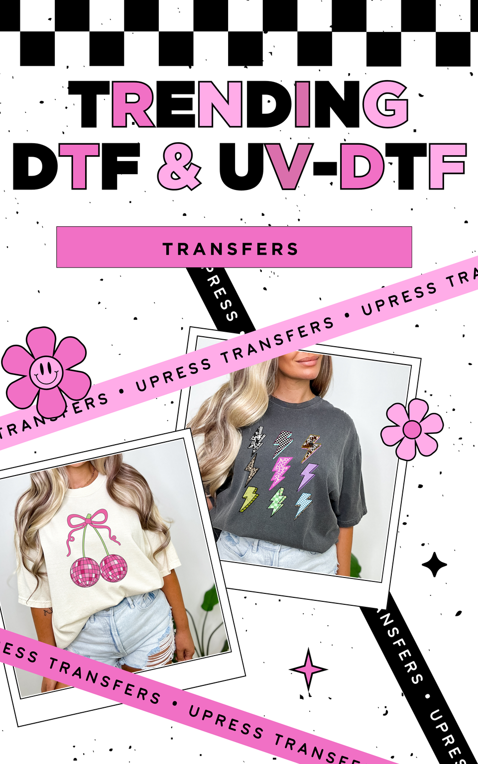 U Press Transfers - DTF Transfers - Direct to Film Transfers