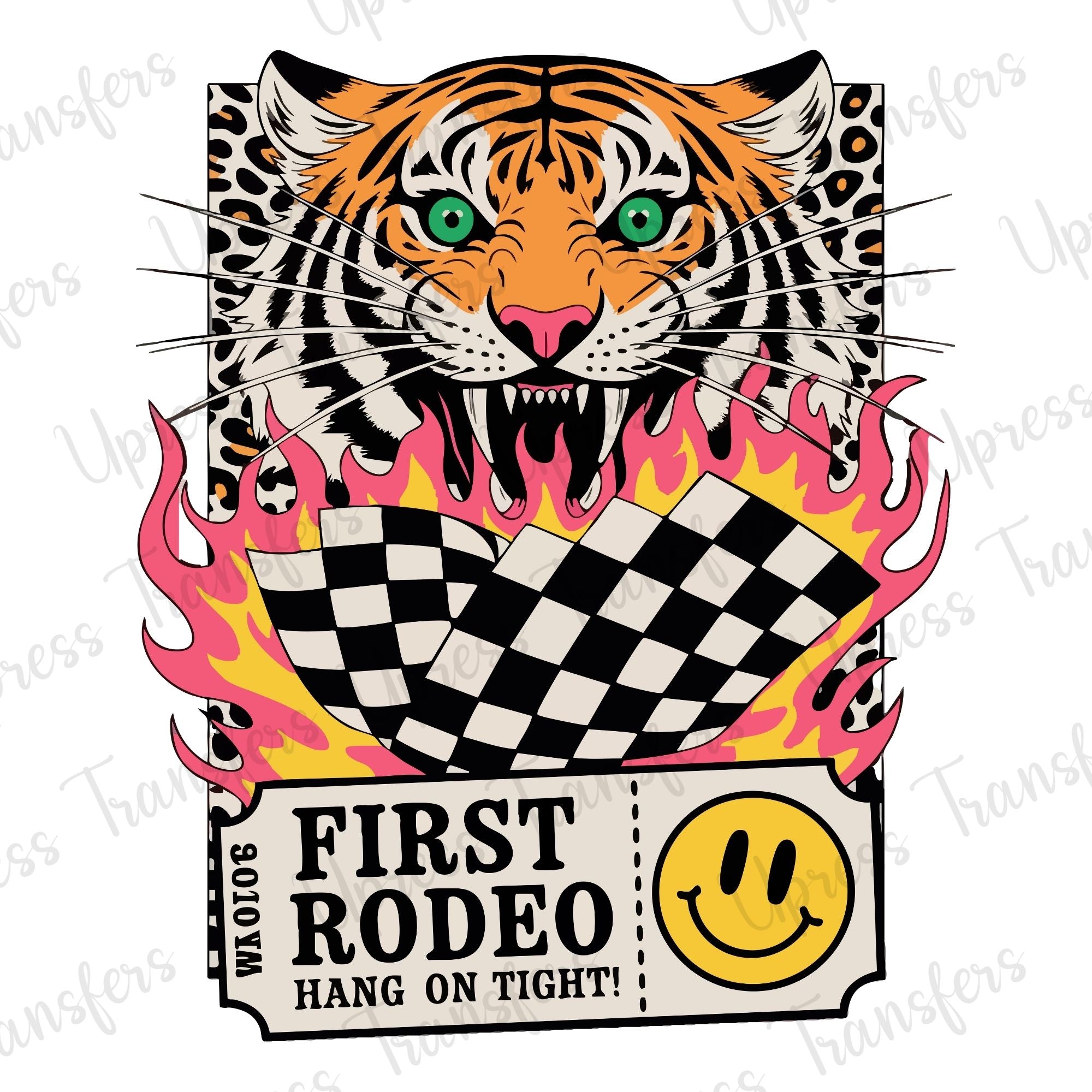 First Rodeo Hang On – U Press Transfers