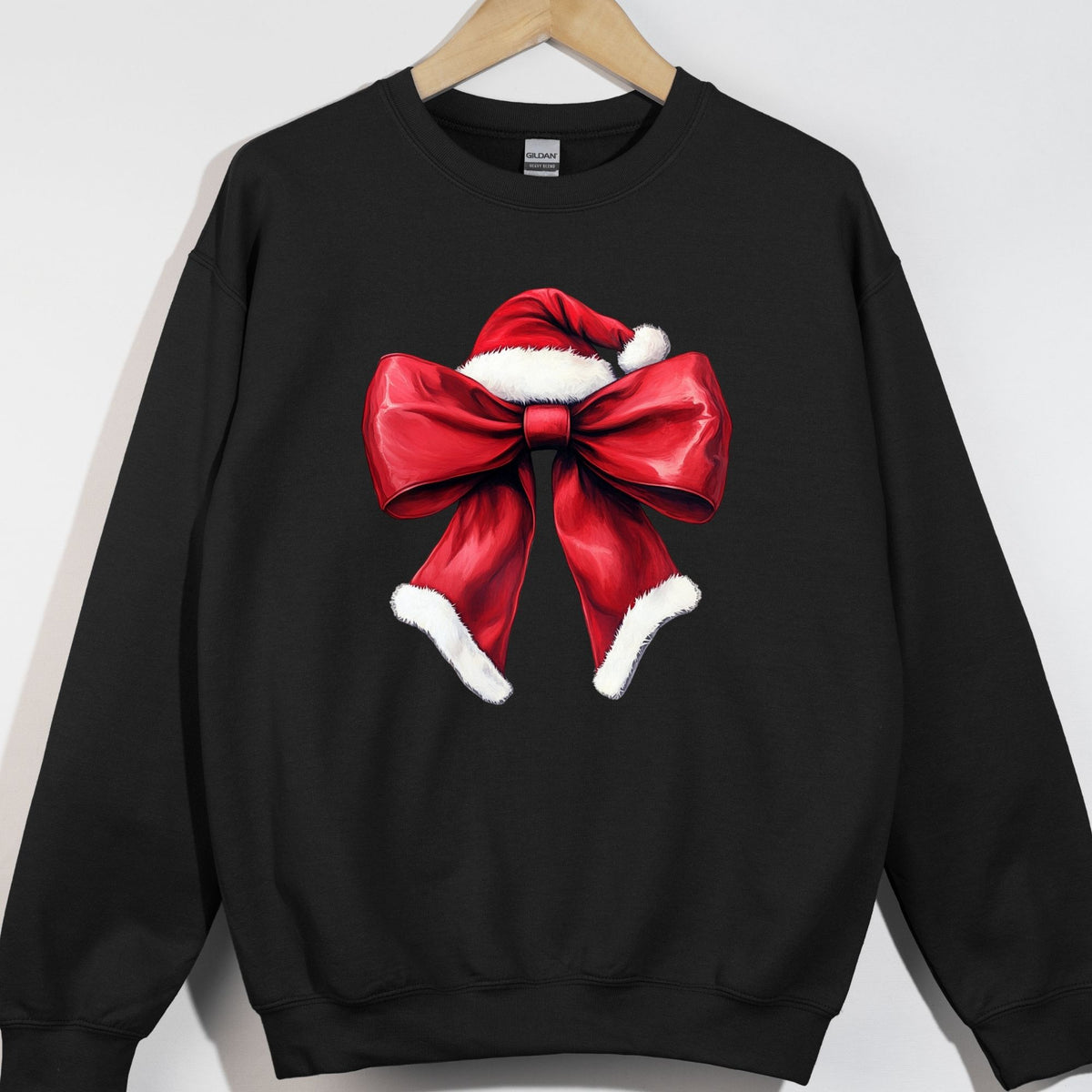 Fuzzy Santa Hat Bow – U Press Transfers