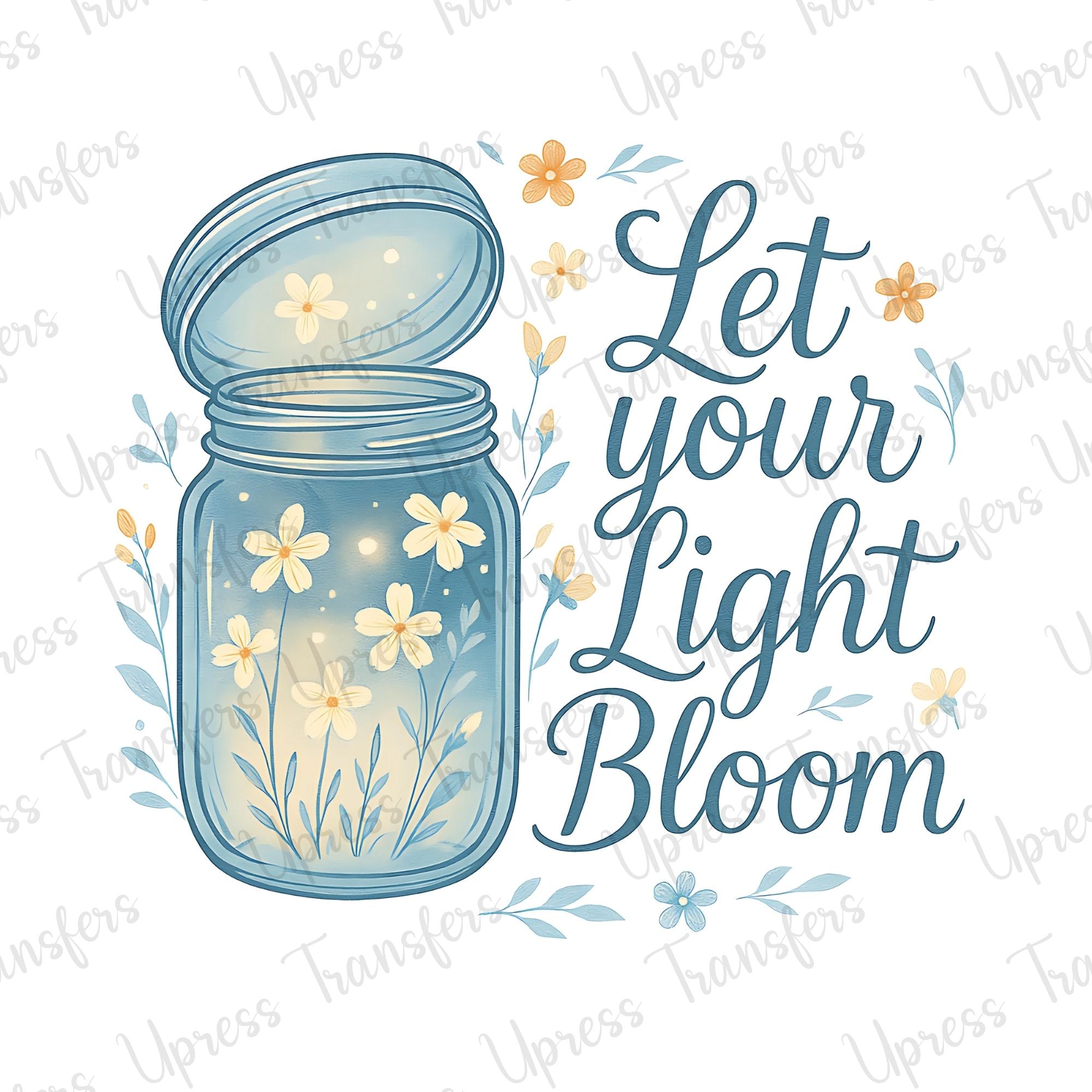 Light Bloom Jar – U Press Transfers