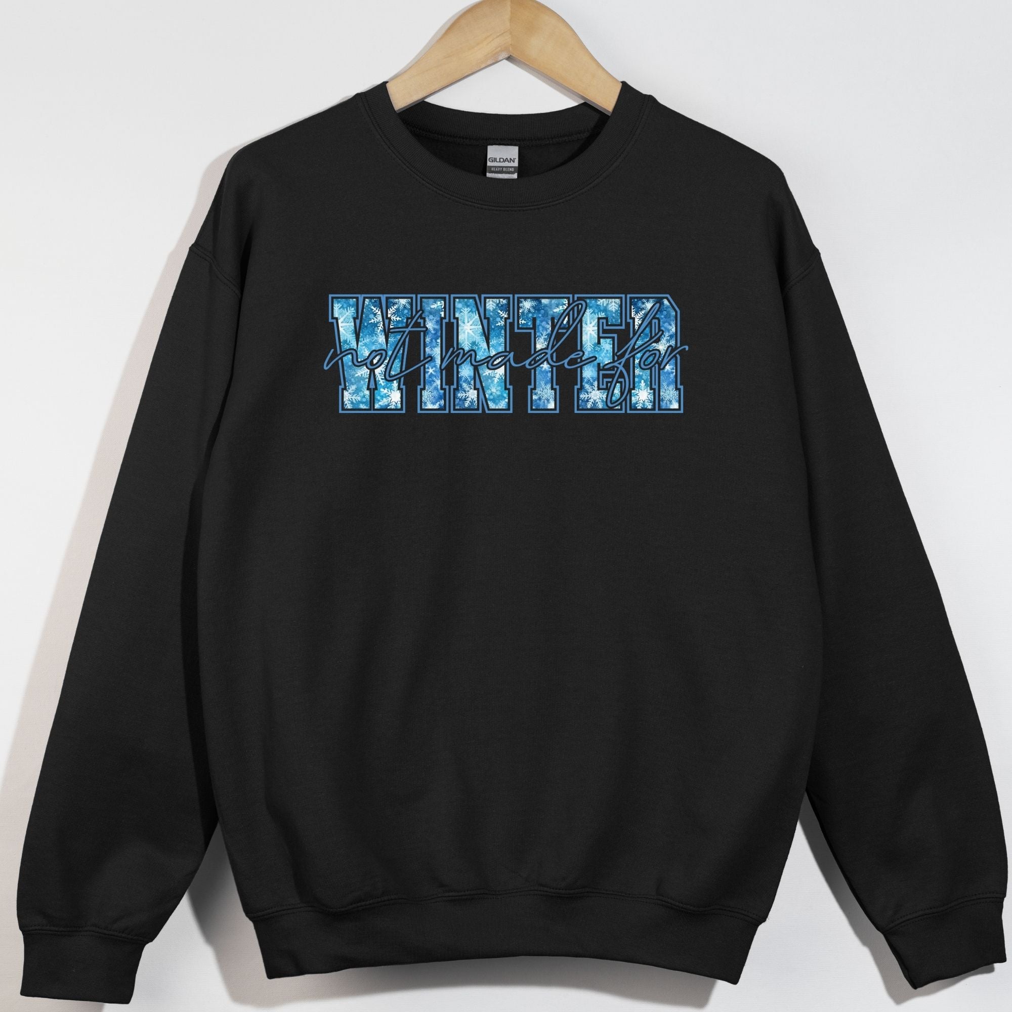 Not Made For Winter Snowflake Varsity – U Press Transfers