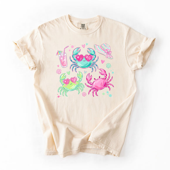 Preppy Crabs With Hats – U Press Transfers
