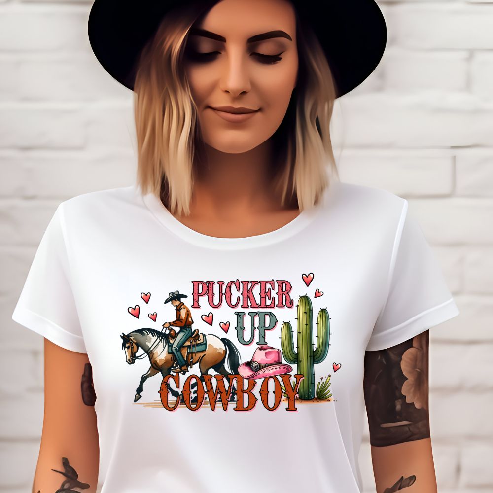 Pucker Up Cowboy – U Press Transfers