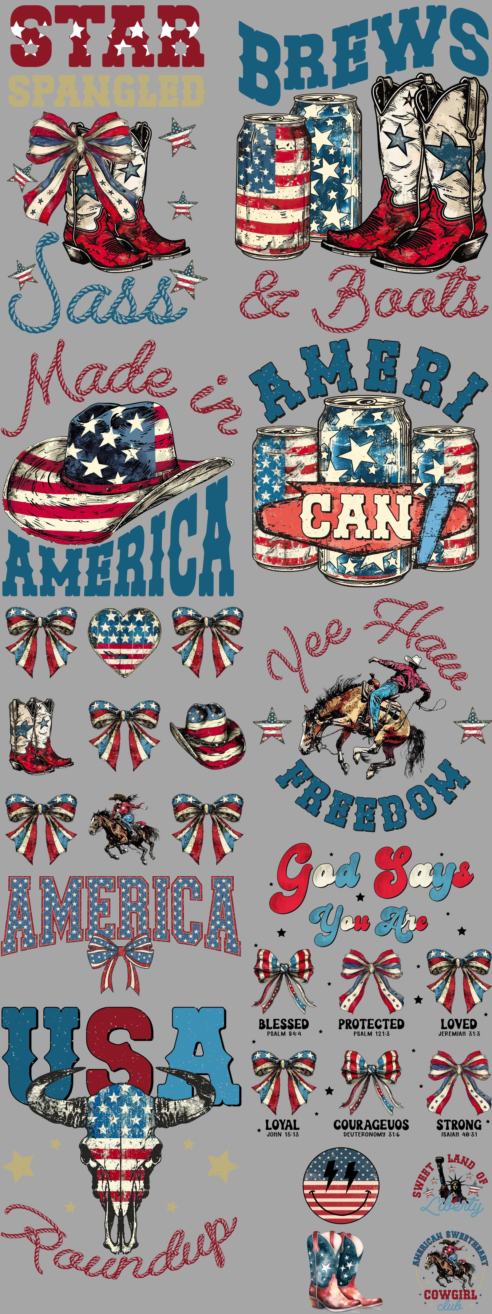 Rustic 4th Of July – U Press Transfers