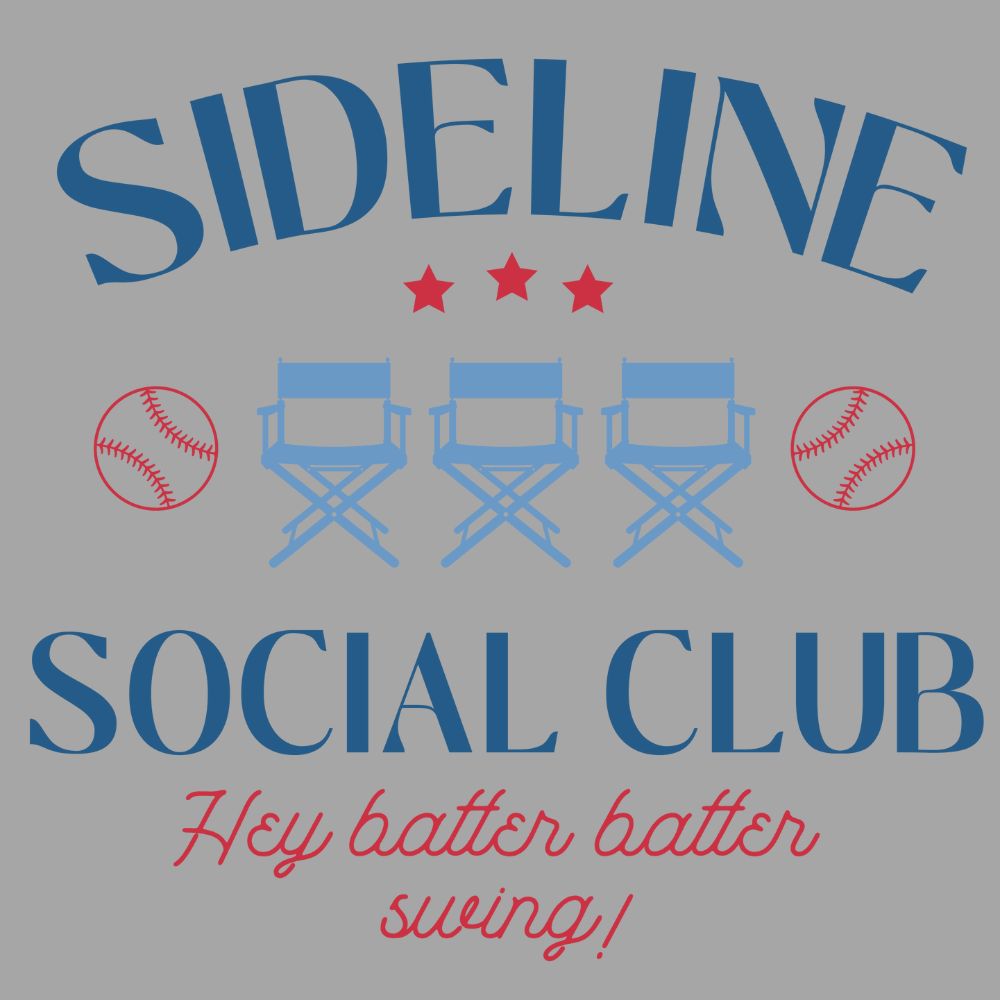 Sideline Social Club Red And Blue – U Press Transfers