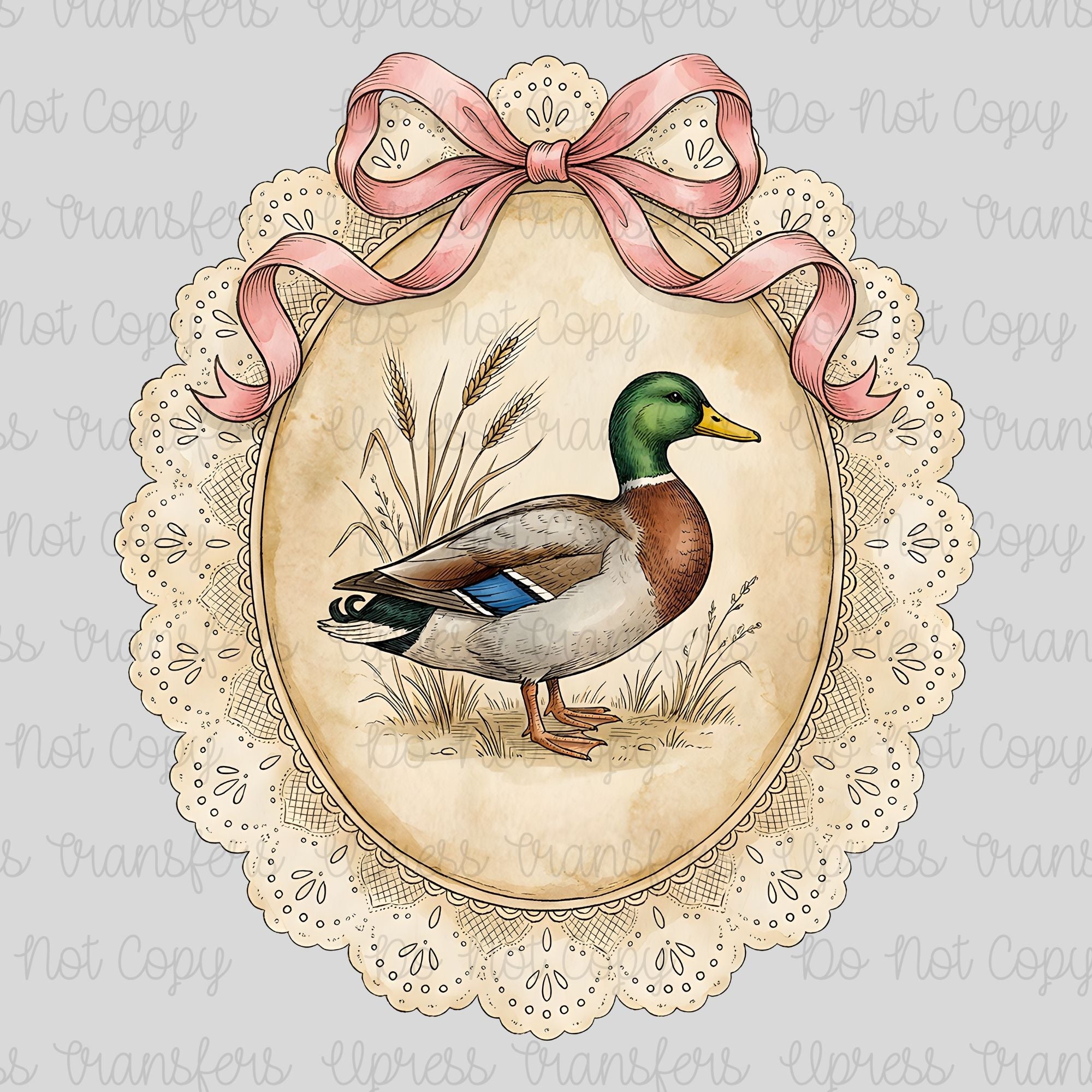 Vintage Duck Frame – U Press Transfers
