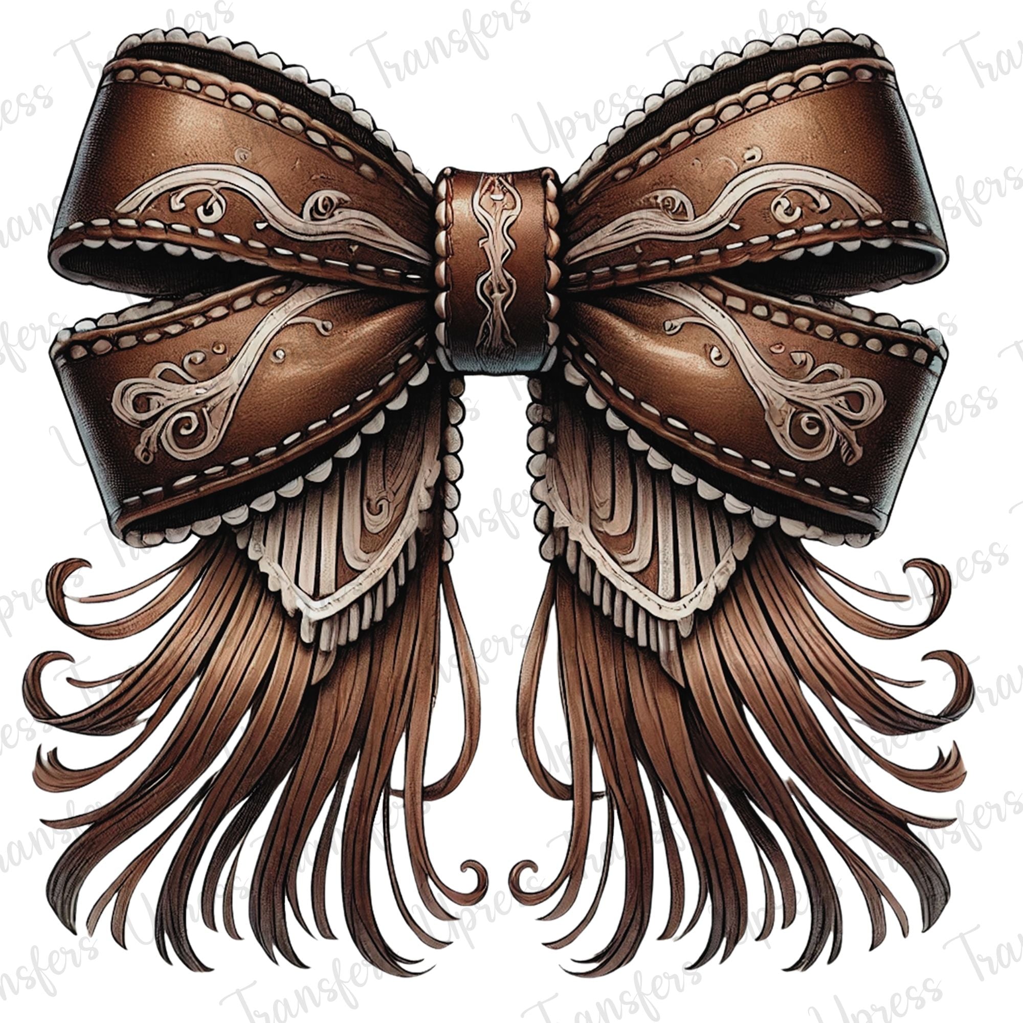 Western Leather Bow – U Press Transfers