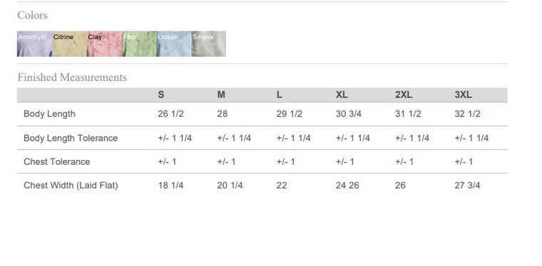 Comfort Colors Colorblast Smoke – U Press Transfers