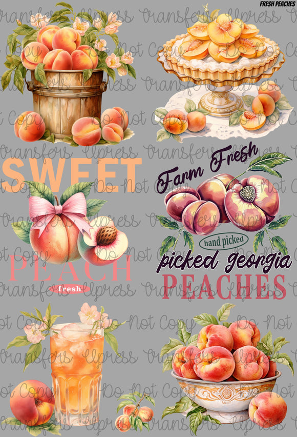 Fresh Peaches – U Press Transfers