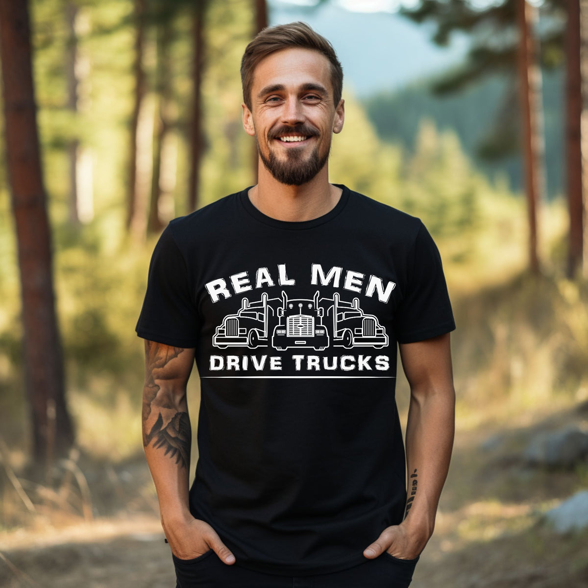 Real Men Drive Trucks – U Press Transfers
